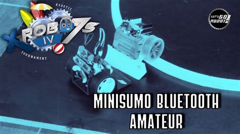 Minisumo Bluetooth Rc Amateur X Robo7s Iv Piura Perú Youtube