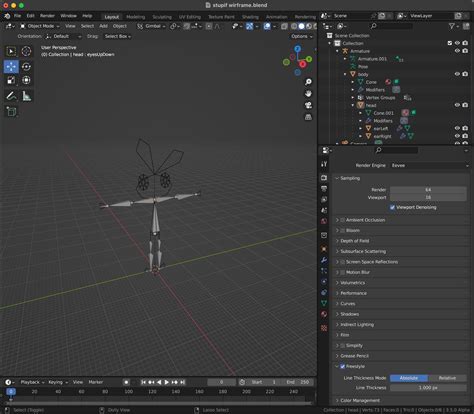 Rendering How To Render Edge Only Object In Blender Eevee Blender