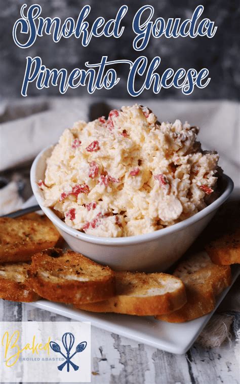 Smoked Gouda Pimento Cheese Baked Broiled And Basted