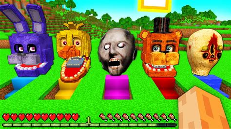 Super Secret Scp Random Tunnel In Minecraft Minion Fnaf Mommy Long Legs Battle Mobs Minecraft