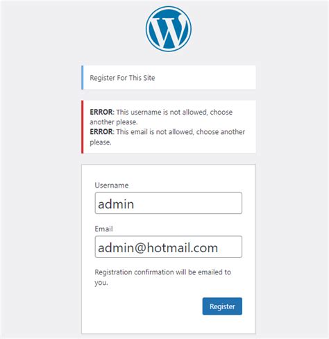 How To Restrict Usernames And User Emails In Wordpress Webextent
