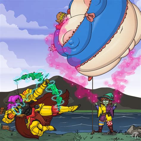 Rule 34 Big Breasts Breasts Cleverfoxman Huge Breasts Inflation