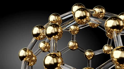 Rotating Fullerene Carbon Molecule Wireframe Structure 47386697 Stock Video At Vecteezy