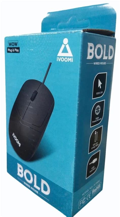 Ivoomi Bold Wired Mouse At ₹ 52 Piece Wireless Mouse In New Delhi Id 2852740370548