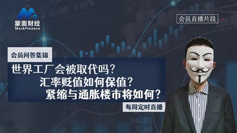 世界工厂会被取代吗？汇率贬值如何保值？紧缩与通胀楼市将如何？【会员问答集锦】 youtube