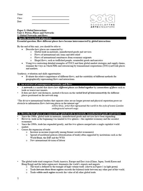 Global Networks And Flows Pdf Illegal Drug Trade Aids