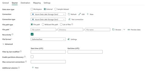 Configure Azure Data Lake Storage Gen In A Copy Activity Microsoft Fabric Microsoft Learn