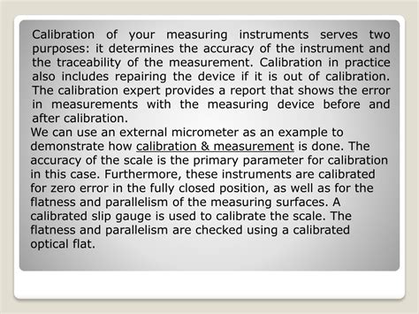 Ppt Why Calibration Of Your Measuring Instruments Is Important Powerpoint Presentation Id