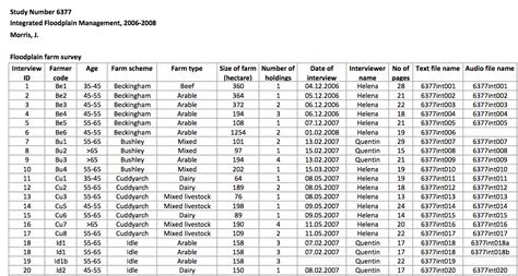 Interview Transcript Template