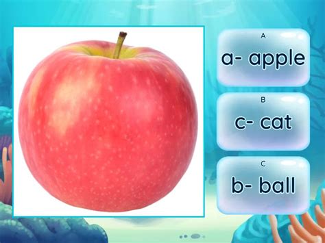 Letters A B C D E F Quiz