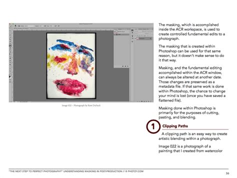 Understanding Masking Off Special Photzy