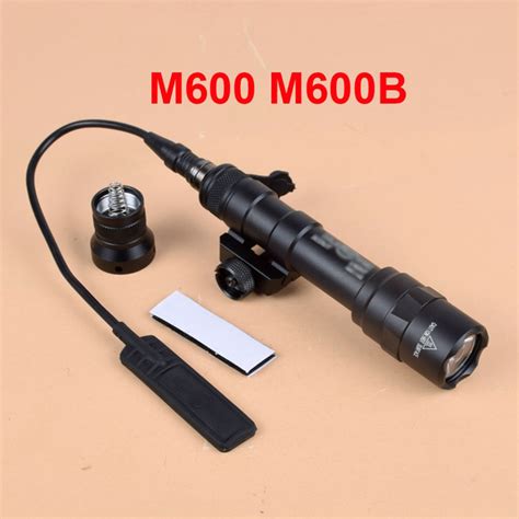 Tactical Sf M600 M600b Light For Airsoft Rifle Ar 15 M16 Led Flashlight