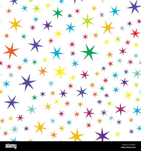 Random Star Shape Pattern Background Seamlessly Repeatable — Stock Vector Illustration
