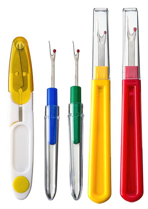 Ortarco Seam Ripper And Thread Remover Kit For Sewing 2 Big 2 Small