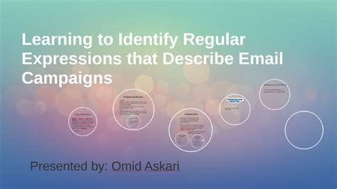 Learning To Identify Regular Expressions That Describe Email Campaigns