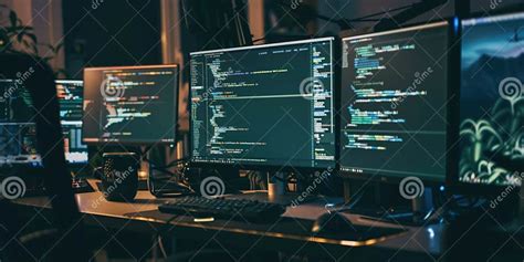 Programming Code Abstract Technology Background Of Software Developer