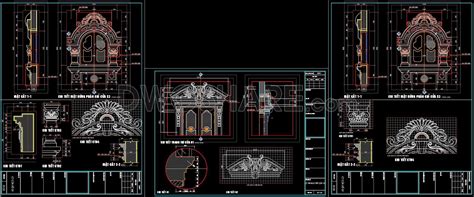 383 Download Of Cad Drawings Of European Classical Architectural