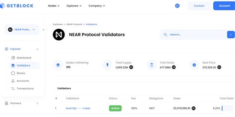 How To Use The Getblock Near Blockchain Explorer