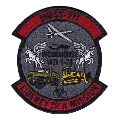 Mwss 271 Liberty Is A Mission Patch Mwss 271 Patches