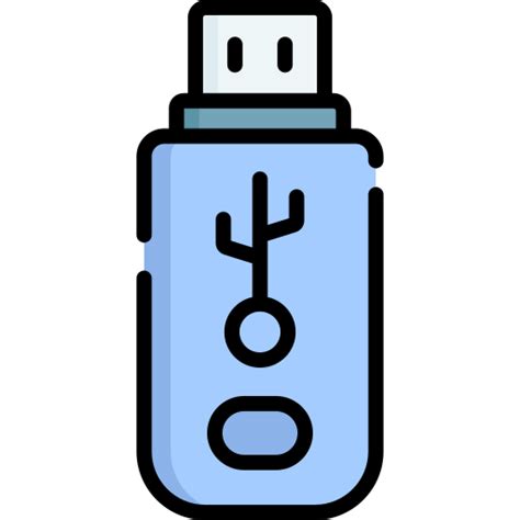 Usb Flash Drive Special Lineal Color Icon
