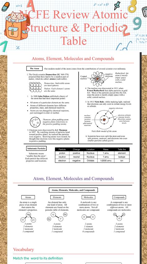 7 2 The Periodic Table And Atomic Structure Worksheet 2024 Periodic