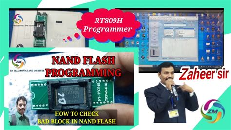 How To Program Nand Flash Using Rt809h Programmer Nand Flash Isp