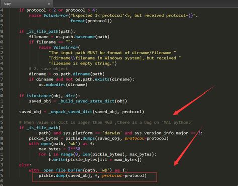 在使用ocr时有个bug pickle dump saved obj f protocol protocol memoryerror