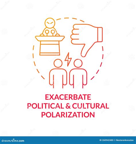 Opinion Polarization Concept Icon Vector Illustration Cartoondealer