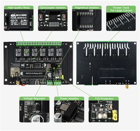 Esp32 S3 Relay 6ch Điện Tử Proe