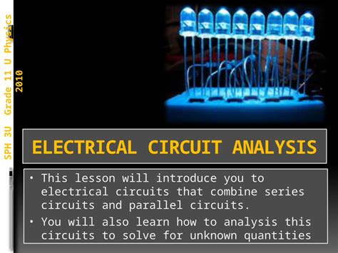 Pptx This Lesson Will Introduce You To Electrical Circuits That Combine Series Circuits And