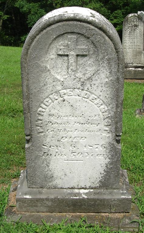Patrick Pendergast 1826 1876 Find A Grave Memorial