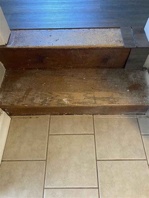 Help With Lvp Top Step Transition Plank Falls Just Short Of Being Able To Heat And Bend The