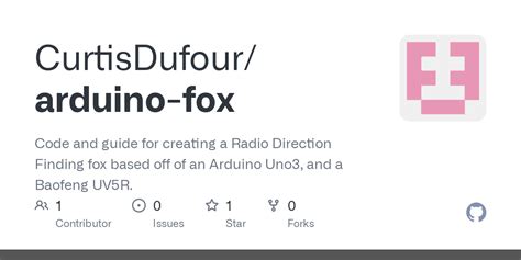 Github Curtisdufour Arduino Fox Code And Guide For Creating A Radio Direction Finding Fox