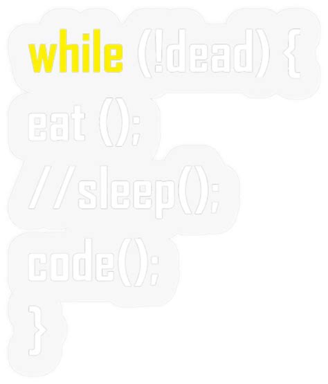 eat sleep code repeat coding programmer t stickers sold by boreland375fx sku 213275171 50