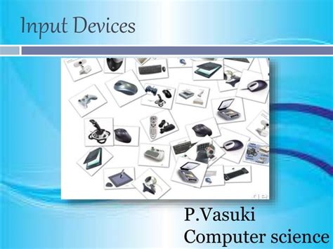 Input Devices Ppt