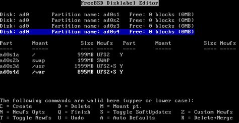 Установка Freebsd Media Unix