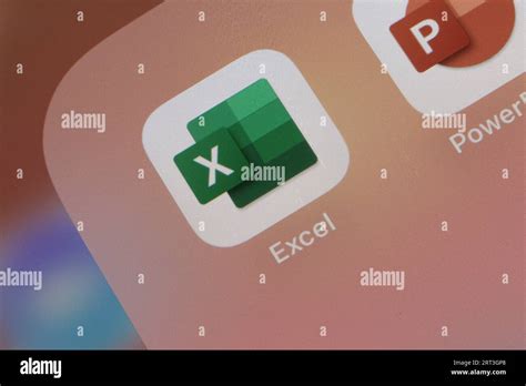 Ostersund Sweden Mars 21 2023 Microsoft Excel App Icon On An Ipad