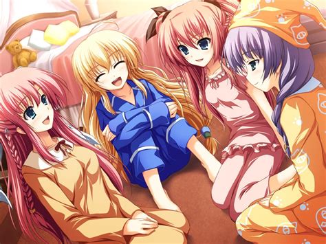 Anime Anime Girls Artwork Visual Novel Game Cg Hapymaher Naitou