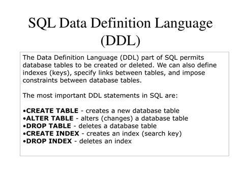 Ppt Sql Powerpoint Presentation Free Download Id410995