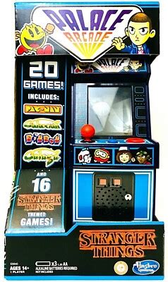 1 Hasbro Gaming Stranger Things Palace Arcade 20 Games Pac Man Galaxian