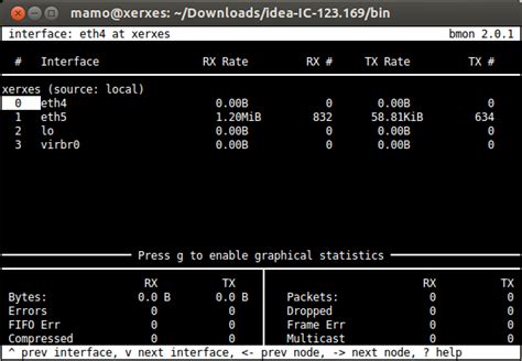 Networking How To Display Network Traffic In Terminal Ask Ubuntu