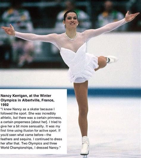 Nancy Kerrigan In Vera Wang At The 1992 Olympics Nancy Kerrigan