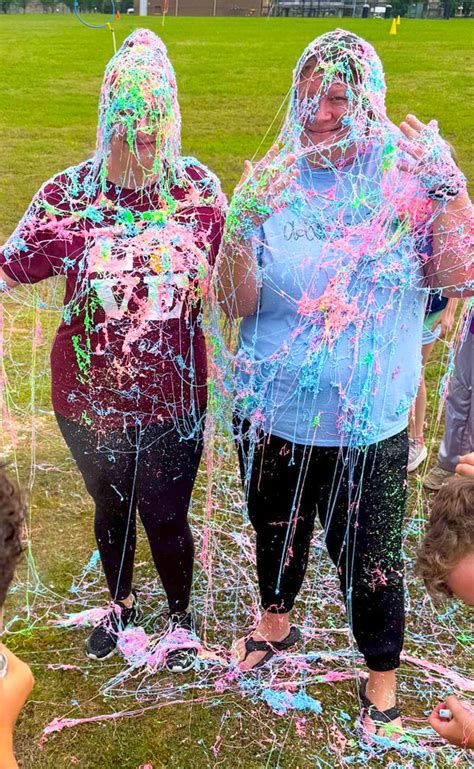 Testing Goals Accomplished Kingsfield Elementary 4th Graders Silly String Teachers And There