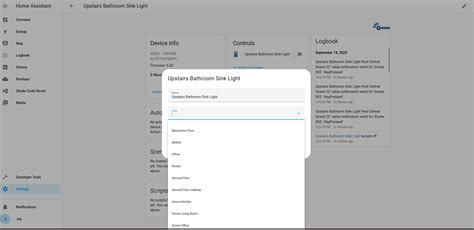 Area List For Devices Is Getting Cut Off · Issue 13755 · Home