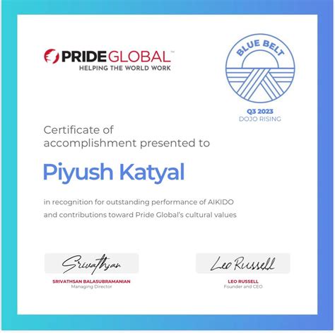 Piyush Katyal On Linkedin Im Very Excited To Announce I Have Been Recognized For My Cultural