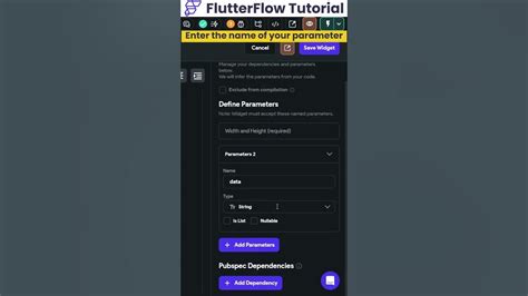 How To Create Custom Widget In Flutterflow Youtube
