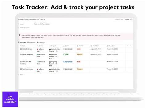 Client Tracker Notion Template For Freelancers Consultants And Coaches