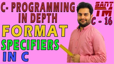 format specifiers in c programming language youtube