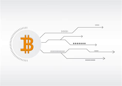 Abstract Bitcoin Crypto Currency Blockchain Technology Background
