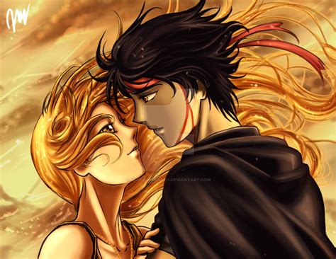 Last Kiss Orphen And Cleo By Muffinmonstah On Deviantart